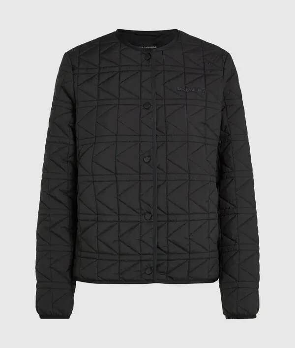 Karl Lagerfeld Quilted Technical Taffeta Jacket