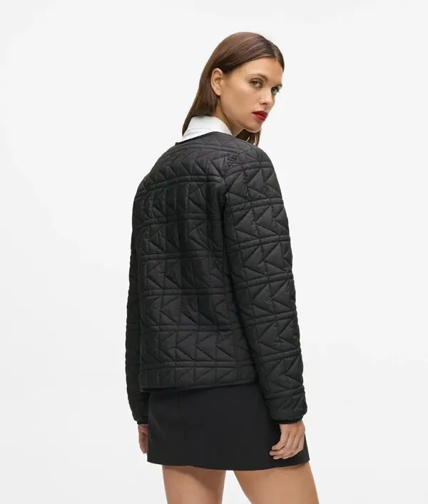 Karl Lagerfeld Quilted Technical Taffeta Jacket