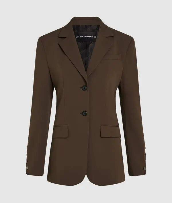 Karl Lagerfeld Snap Button Blazer