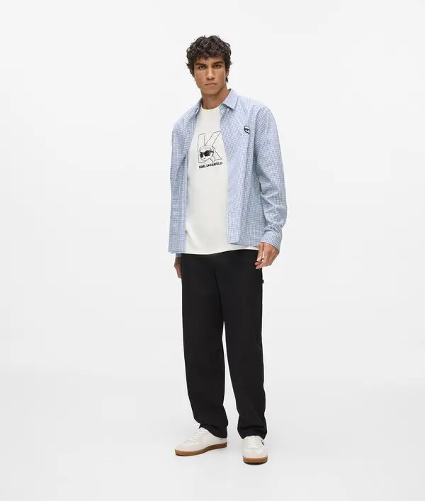 Karl Lagerfeld Ikon Checked Shirt