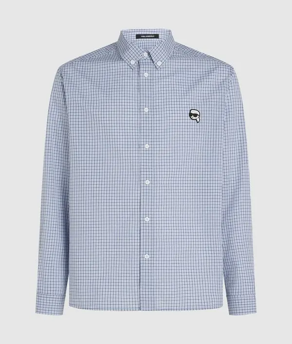 Karl Lagerfeld Ikon Checked Shirt