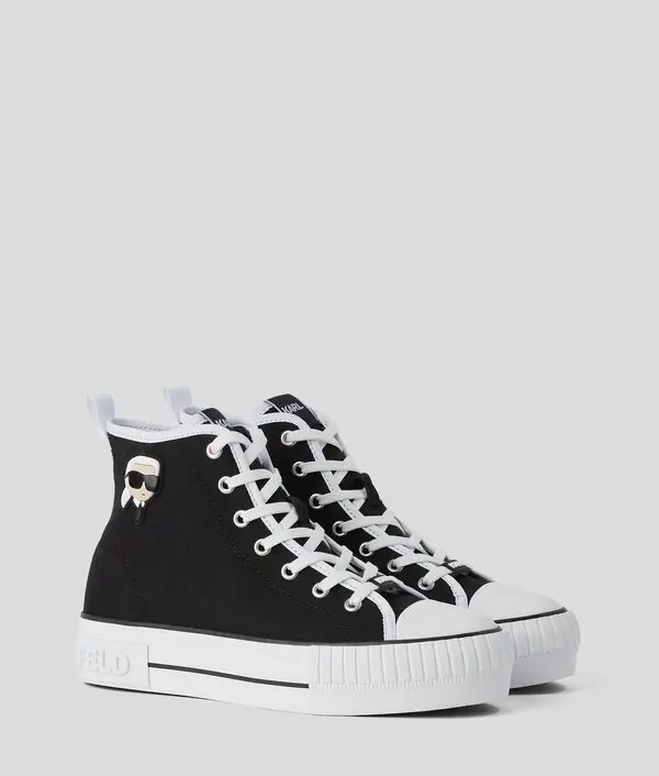 Karl Lagerfeld Ikon Kampus Max Nft High Top Sneakers - Black