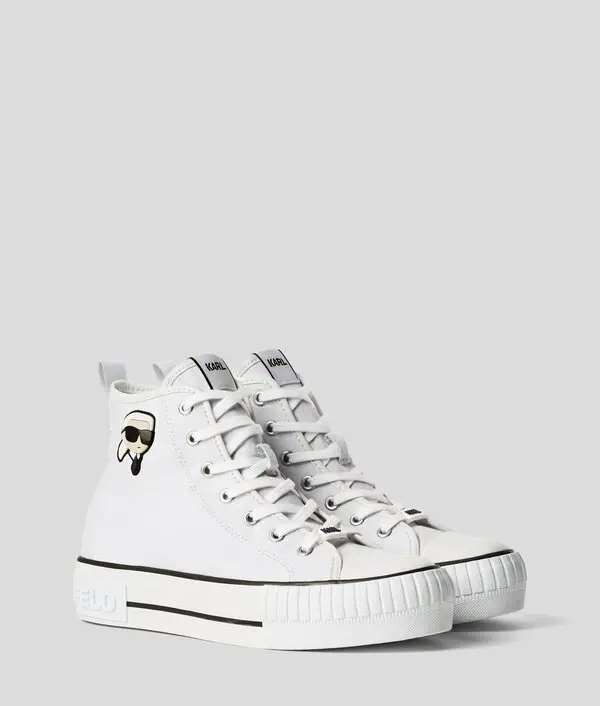 Karl Lagerfeld Ikon Kampus Max Nft High Top Sneakers - White