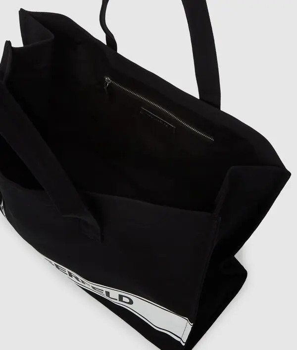 Karl Lagerfeld Logo Beach Tote Bag