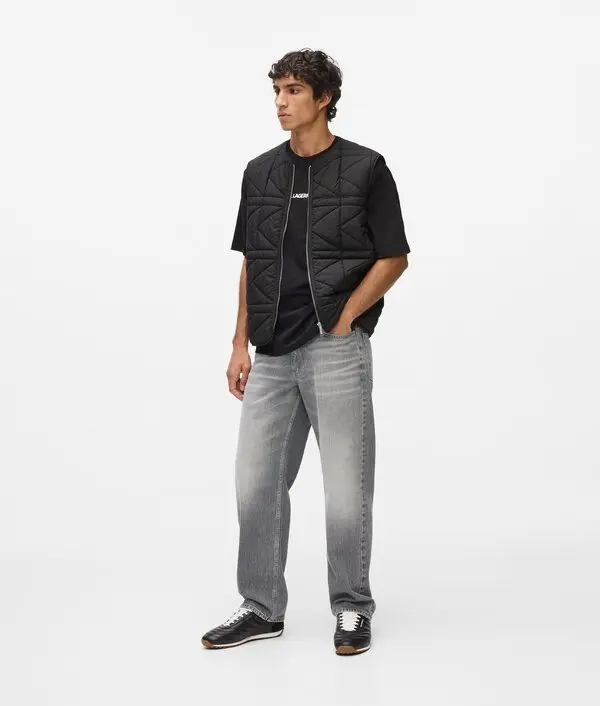 Karl Lagerfeld Lightweight Packable K-quilted Gilet
