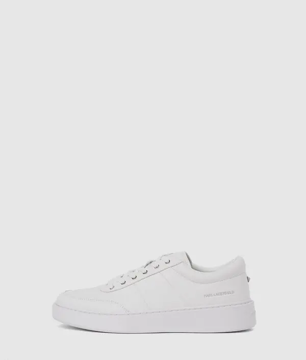 Karl Lagerfeld Flint Ii Leather Sneakers - White