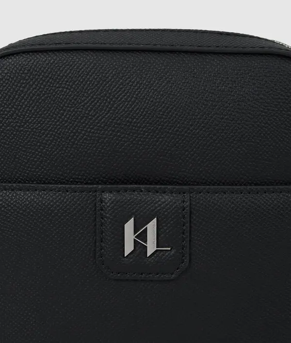 Karl Lagerfeld K/monogram Leather Crossbody Bag