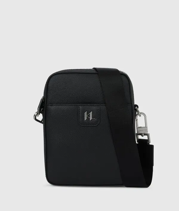 Karl Lagerfeld K/monogram Leather Crossbody Bag