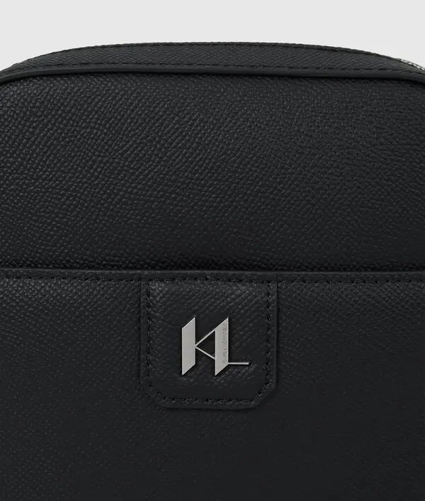 Karl Lagerfeld K/monogram Leather Crossbody Bag