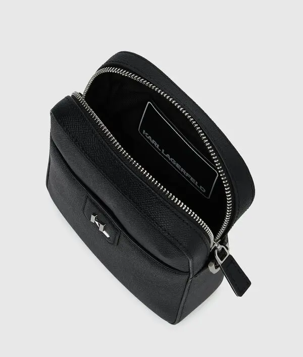 Karl Lagerfeld K/monogram Leather Crossbody Bag