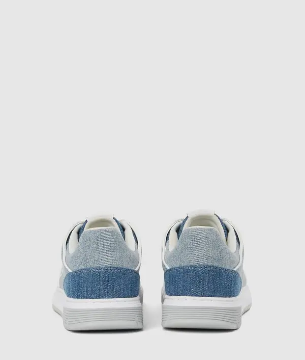 KL JEANS Denim Patchwork Lace-up Sneakers