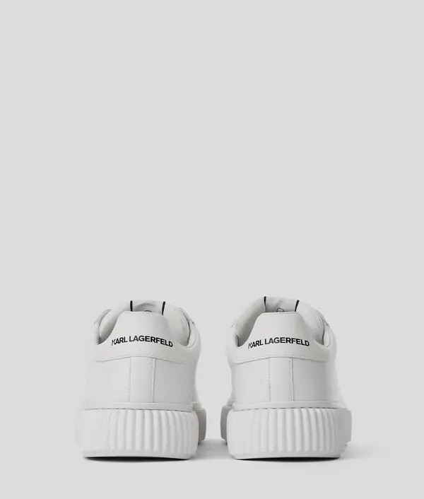 Karl Lagerfeld Kreeper" Leather Lace-up Sneakers