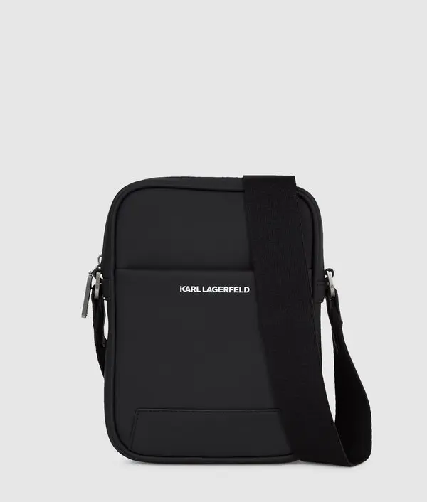 Karl Lagerfeld Minimalist Logo Crossbody Bag - Black