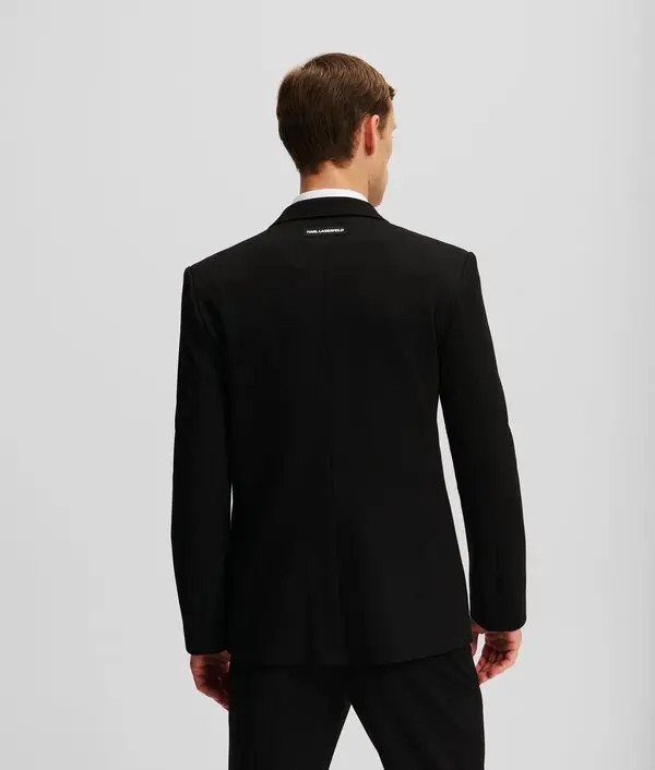 Karl Lagerfeld Tailored Single-breasted Blazer - Black