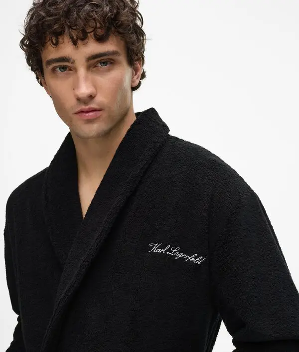 Karl Lagerfeld Terry Bathrobe