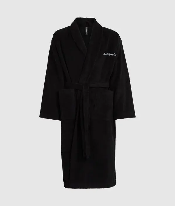 Karl Lagerfeld Terry Bathrobe