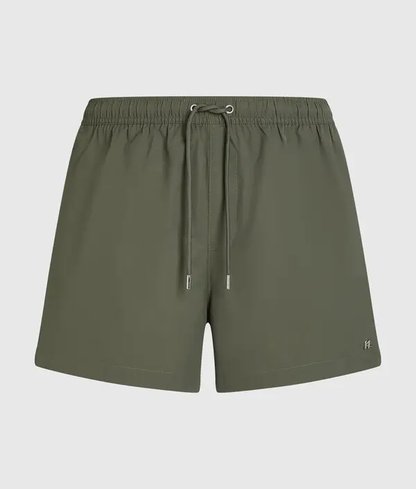 Karl Lagerfeld Monogram Pin Boardshorts - Thyme