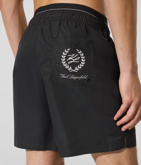 Karl Lagerfeld Double Waistband Boardshorts