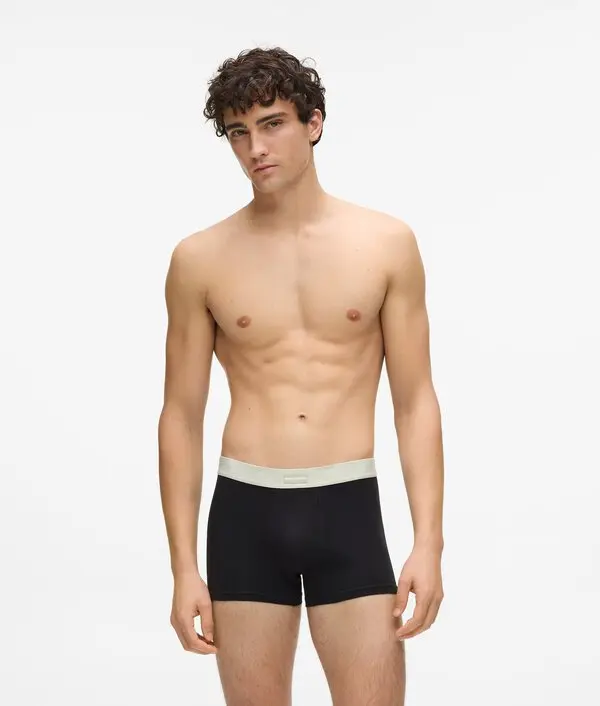 Karl Lagerfeld Seven-pack Logo Tab Elastic Trunks