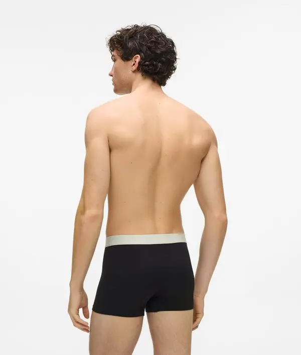 Karl Lagerfeld Seven-pack Logo Tab Elastic Trunks
