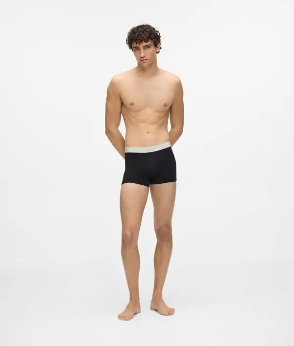 Karl Lagerfeld Seven-pack Logo Tab Elastic Trunks