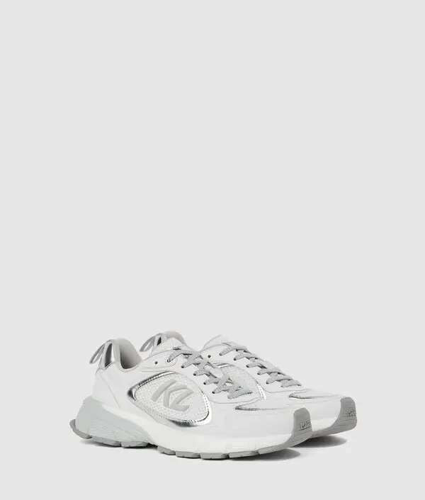 KL JEANS Orion Monogram Sneakers With Metallic Accents