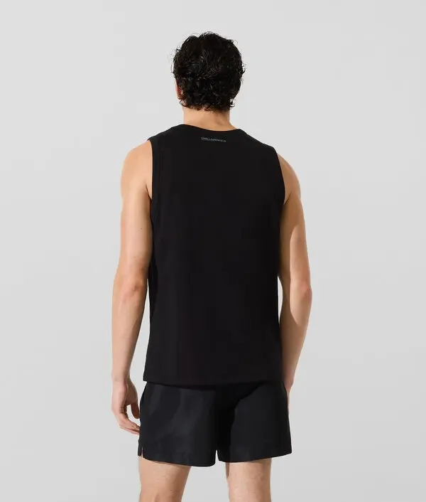 Karl Lagerfeld Ikon Metallic Beach Tank Top
