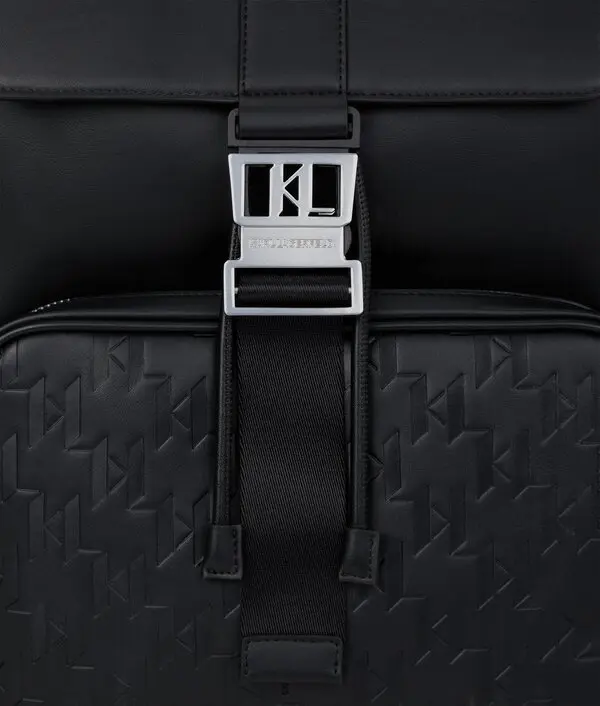 Karl Lagerfeld K/traveller Backpack With Embossed Monogram