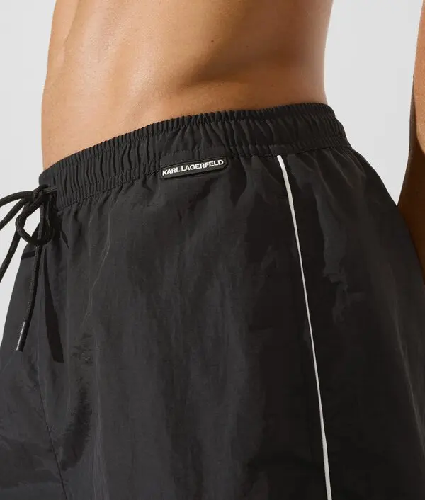 Karl Lagerfeld Contrast Piping Boardshorts
