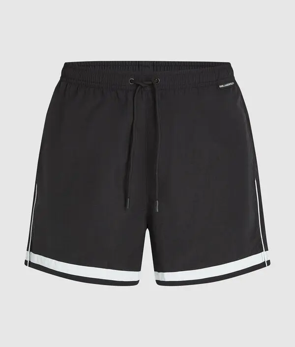 Karl Lagerfeld Contrast Piping Boardshorts