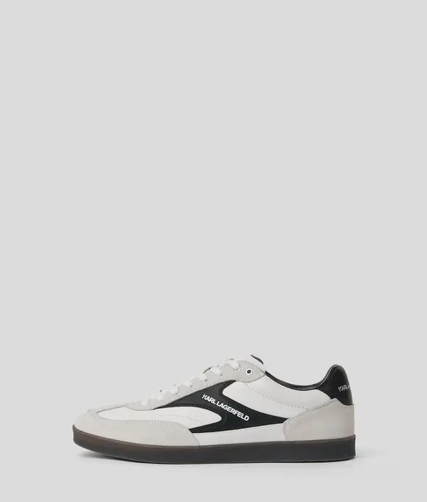 KL JEANS Kandidate Lace Mix Sneakers - White/black