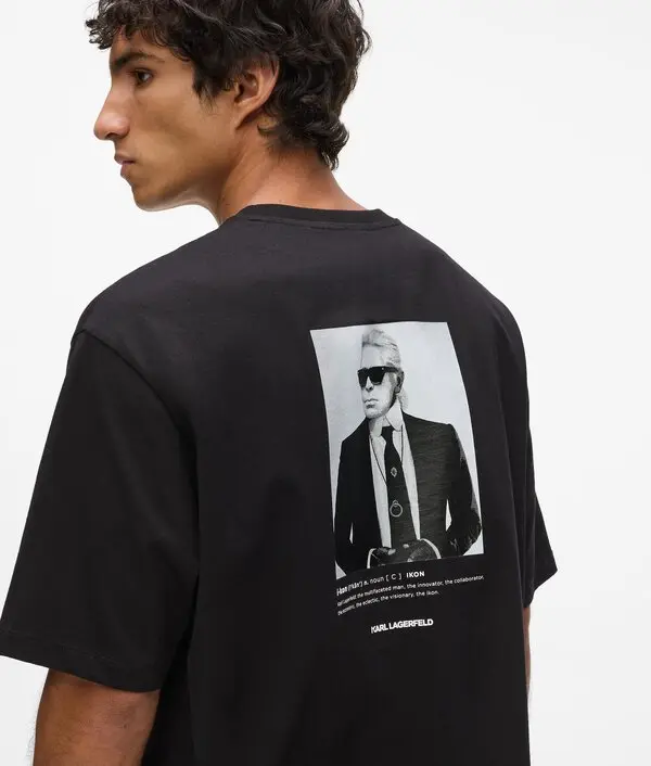 Karl Lagerfeld Portrait T-shirt
