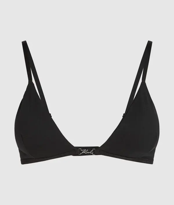 Karl Lagerfeld Signature Triangle Bralette