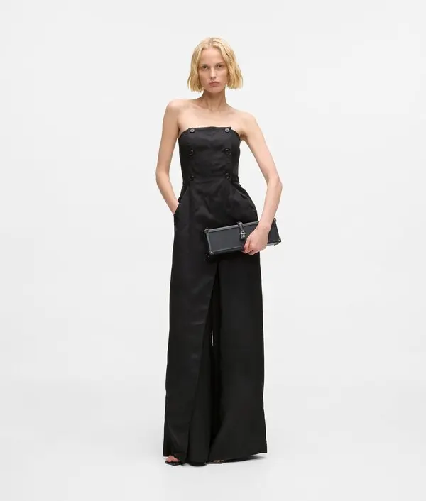 Karl Lagerfeld Tailored Wide-leg Jumpsuit