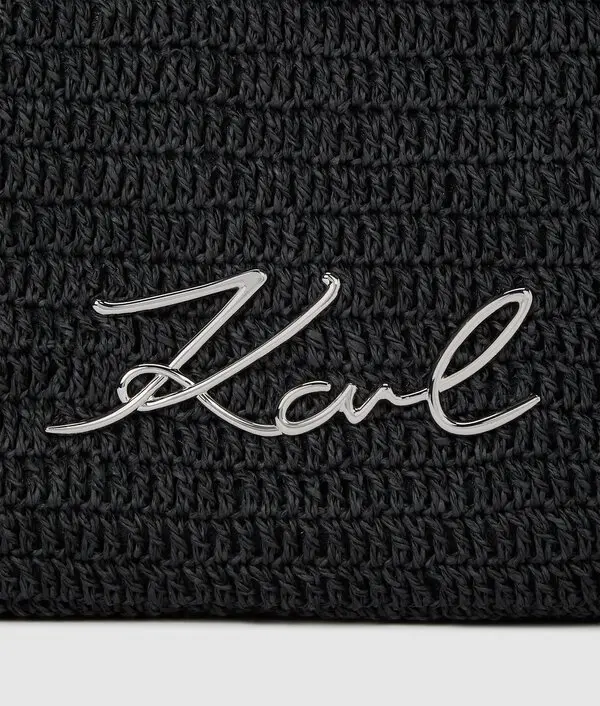 Karl Lagerfeld K/signature Crochet Tote