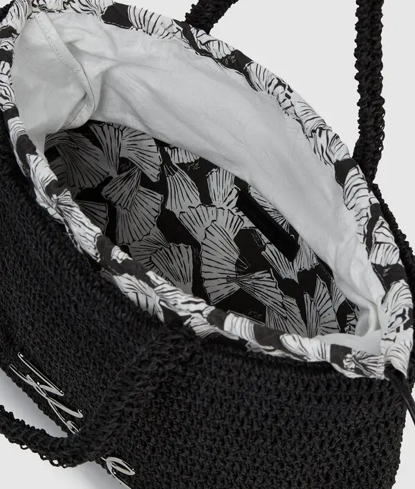 Karl Lagerfeld K/signature Crochet Tote