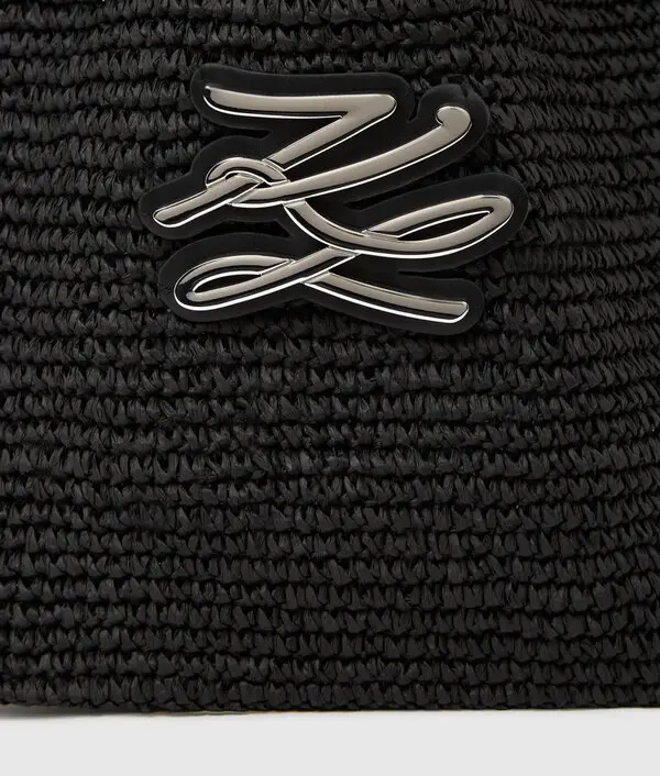 Karl Lagerfeld K/autograph Crochet Hobo Bag - Black