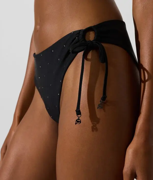 Karl Lagerfeld Ikon Rhinestone Bikini Bottoms