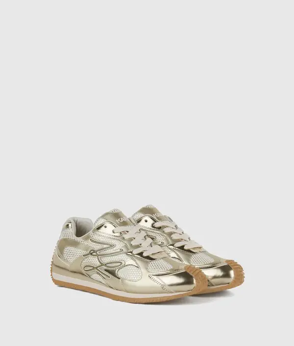 Karl Lagerfeld Velocette Autograph Overlay Sneakers