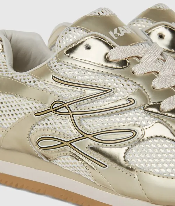 Karl Lagerfeld Velocette Autograph Overlay Sneakers