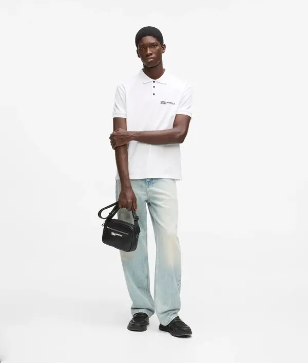 KL JEANS Logo Polo Shirt - White