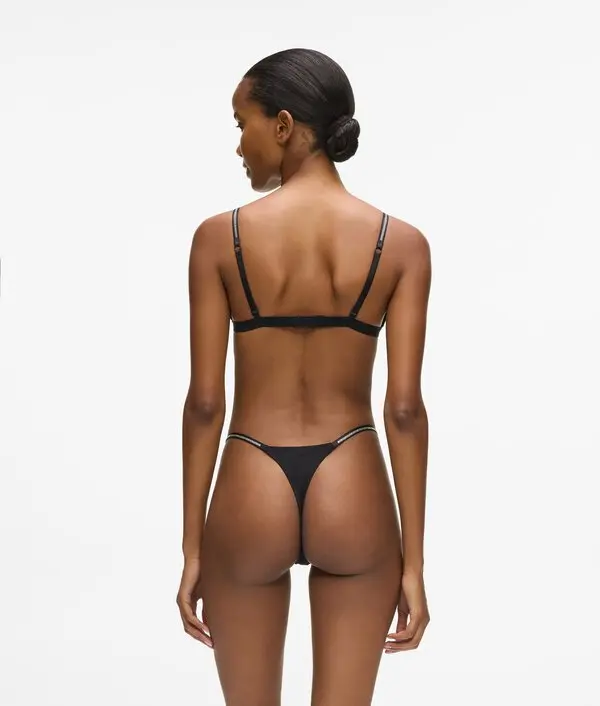 Karl Lagerfeld Ikon Rhinestones Thong