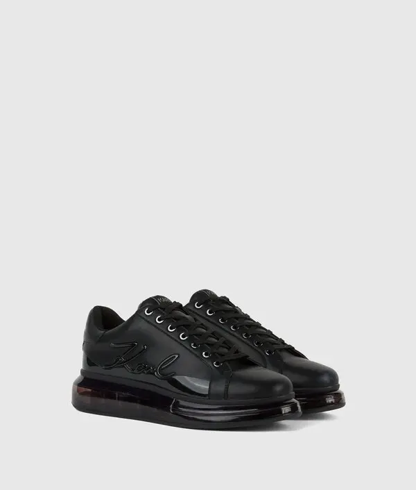 Karl Lagerfeld Kapri Kushion Signia Shine Sneakers - Black