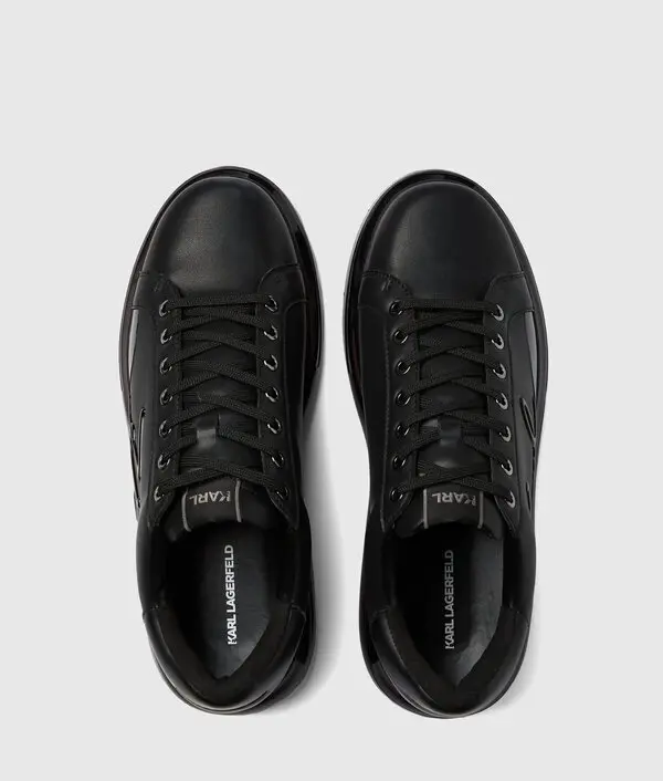 Karl Lagerfeld Kapri Kushion Signia Shine Sneakers - Black