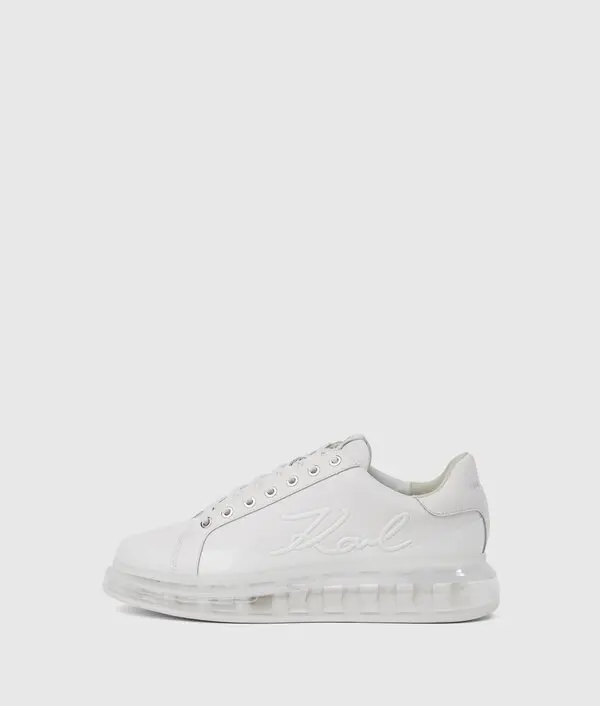 Karl Lagerfeld Kapri Kushion Signia Shine Sneakers - White