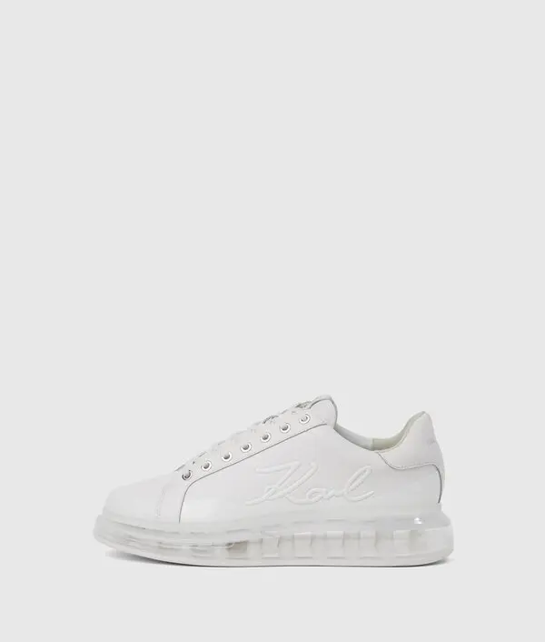 Karl Lagerfeld Kapri Kushion Signia Shine Sneakers - White
