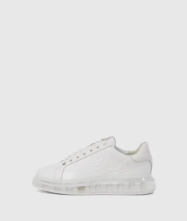 Karl Lagerfeld Kapri Kushion Signia Shine Sneakers - White