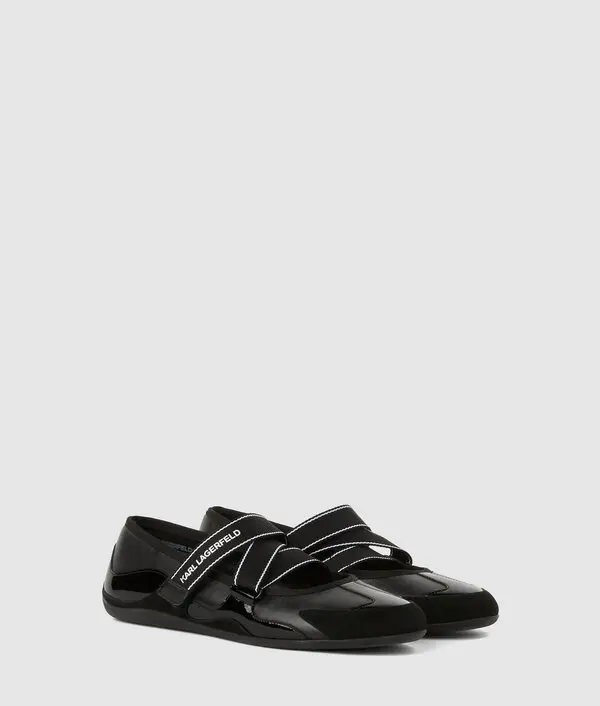 KL JEANS Altia Kross Strap Flats