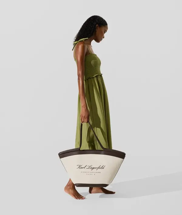 Karl Lagerfeld Large Beach Tote Bag