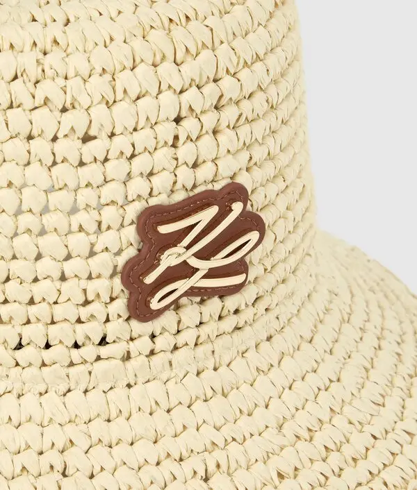 Karl Lagerfeld K/autograph Crochet Bucket Hat